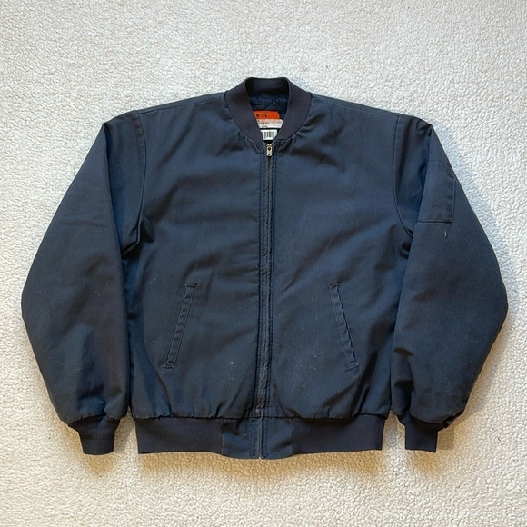 Vintage | Jackets & Coats | Vintage 9s Gca Essential Distressed Faded Quilt Lined Work Jacket ...